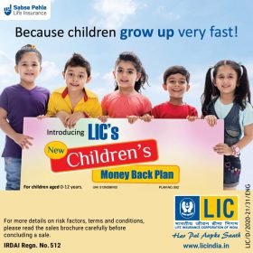 LIC Children Plans - LICONLINE - Buy New LIC Policy Online